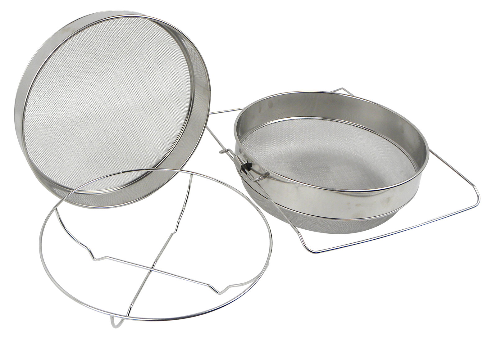 Double sieve stainless steel large | FA129350