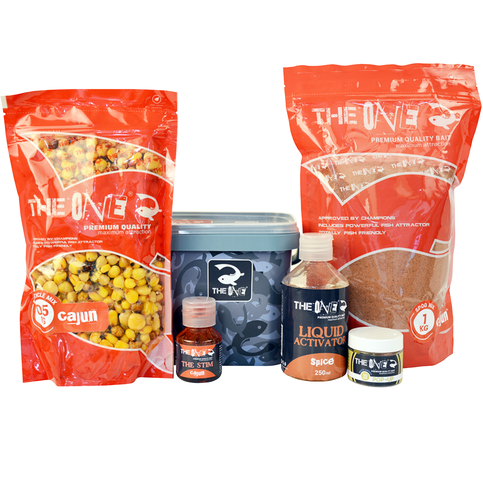 Carp bait set in a bucket | Erdbeer-Muscheln | 131340