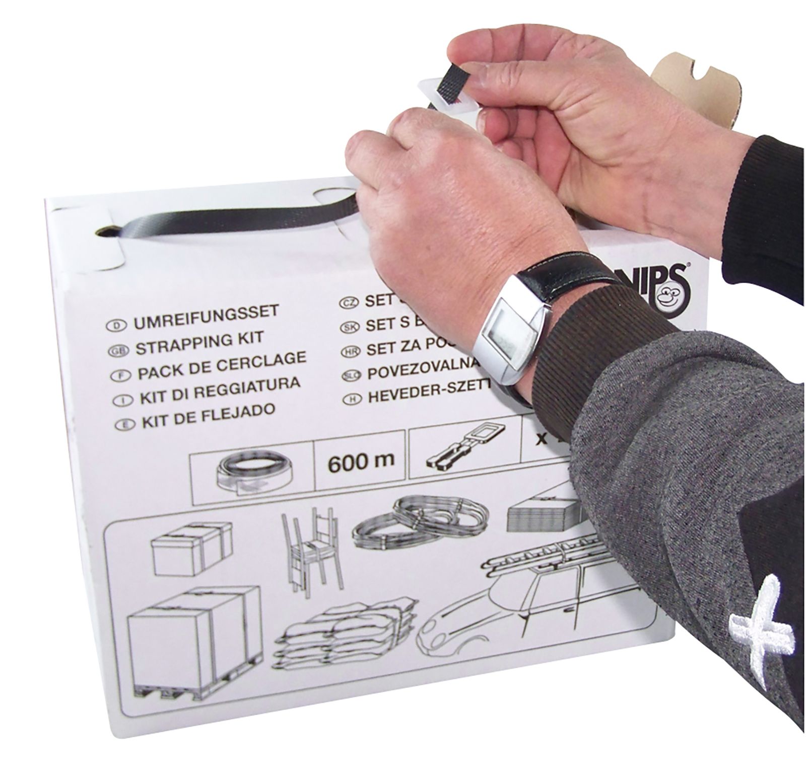 Kit de cerclage 12 mm 600 m 100 kg | FA132684
